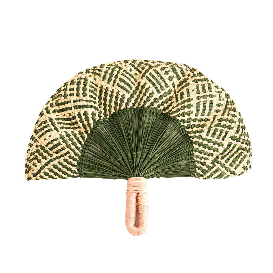 Wavy Fan | Green & Natural – KNITH